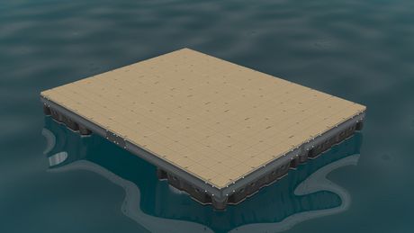 Aluminum Swim Raft with Resin Top 8'x 10' | Walmart Canada