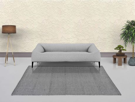 Click here for Fabstyles Havana Area Rug Black 21 X 34 prices