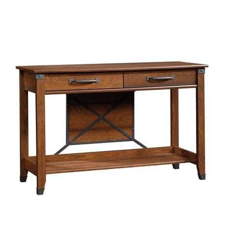 Sauder® Carson Forge Collection Sofa Table, Washington Cherry, 414443 ...