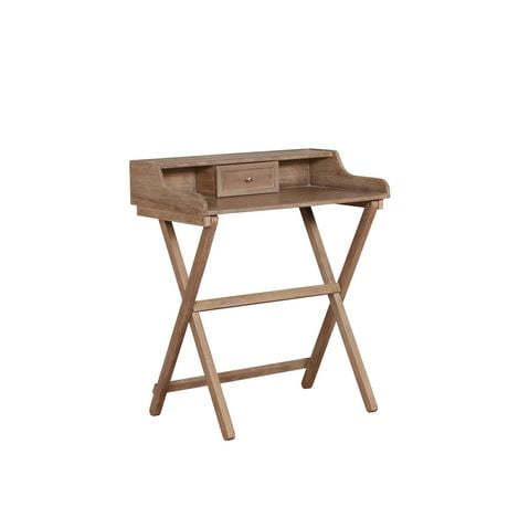 Click here for Linon Gibson Gray Wash Folding Desk Gray Wash # prices