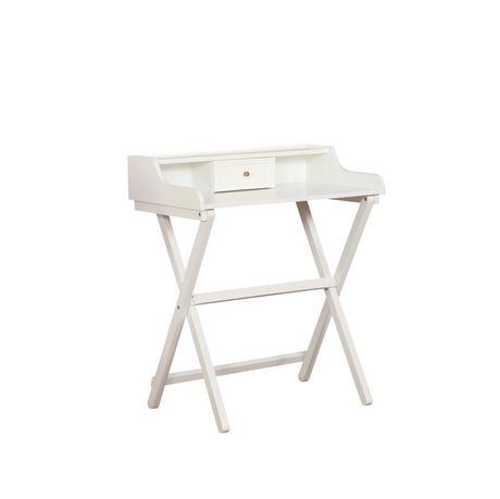 Click here for Linon Gibson White Folding Desk White # prices