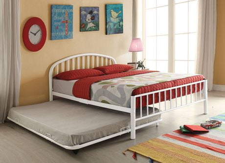 Click here for Acme Cailyn Trundle In White White Twin prices