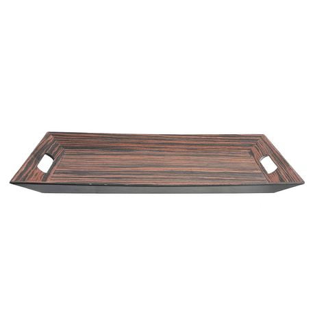 Rect. Serving Tray With Handle (Walnut) | Walmart Canada