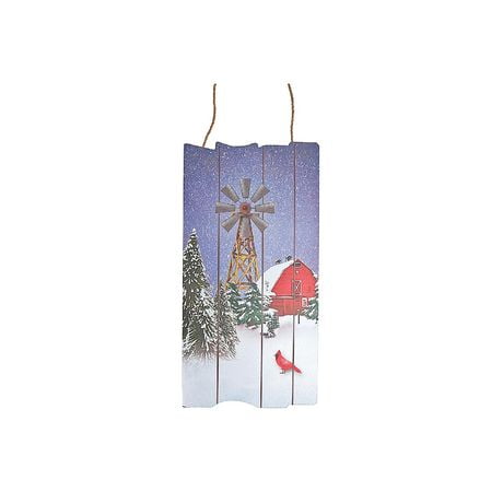 Wooden Red Barn And Windmill Plaque | Walmart Canada