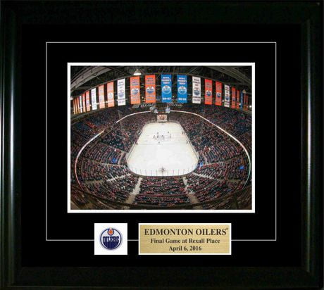 Frameworth Sports Rexall Place Framed 8 x 10-inch Pin & Plate Edmonton ...