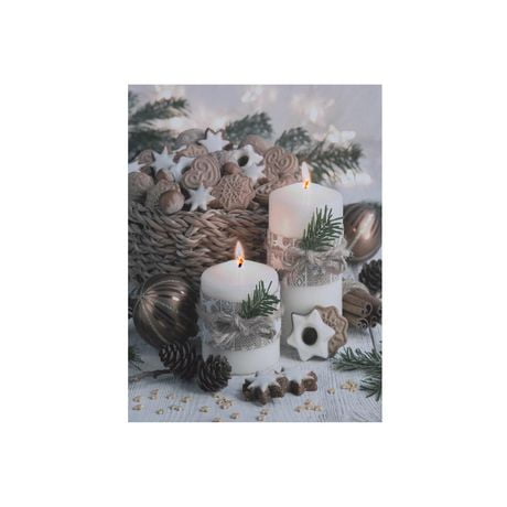 Led Canvas Wall Art (Double Candle Decor) (12 X 16) | Walmart Canada