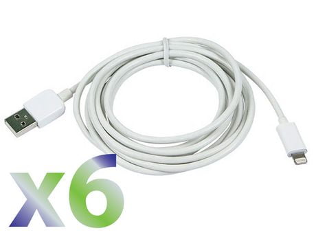 Click here for Exian Lightning Usb Thick Durable Cable 1M 6/Pk Wh... prices