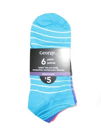 George Ladies 6pk socks | Walmart Canada