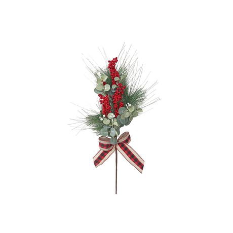 Berry Eucalyptus With Red Buffalo Bow Spray - Set of 3 | Walmart Canada