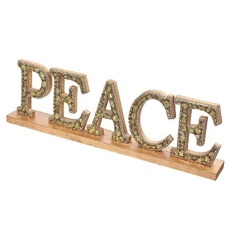 Beaded Glitter Word Stand (Peace) | Walmart Canada