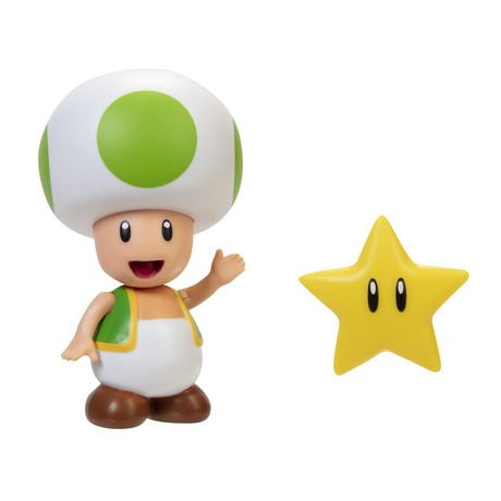 Click here for World Of Nintendo 4 Figures - Green Toad With Supe... prices