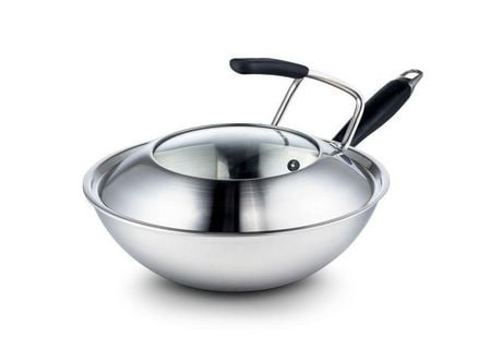 Click here for Supor 30Cm Stainless Steel Wok With Standing Lid S... prices