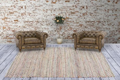 Click here for Fabstyles Uptown Area Rug Multi 4 Ft X 6 Ft prices