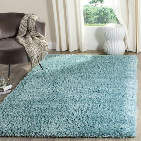 Click here for Safavieh Indie Balfour Solid Shag Area Rug Turquoi... prices