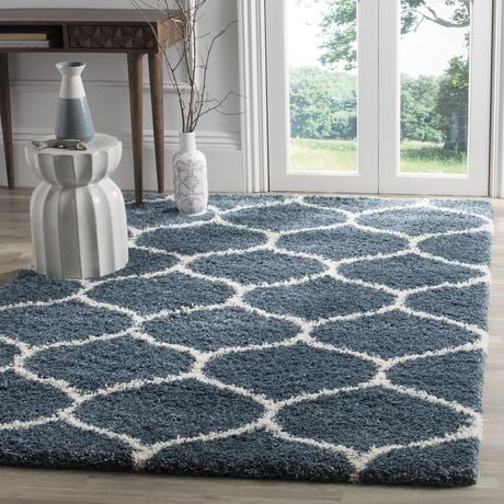 Click here for Safavieh Hudson Arline Geometric Shag Area Rug Sla... prices
