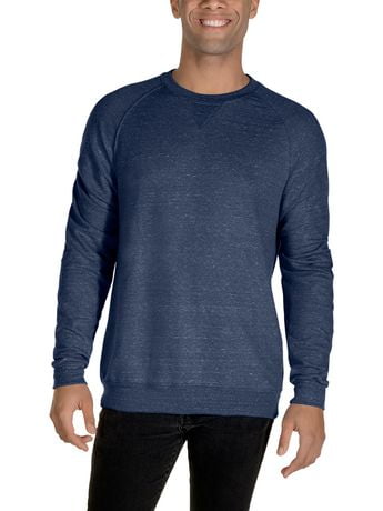 Click here for Jerzees Snow Heather Raglan Crew Navy S prices