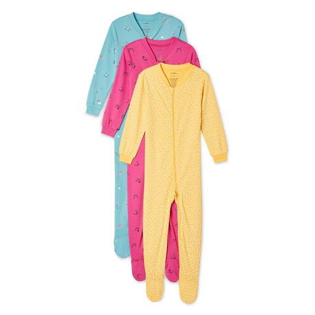 George Toddler Girls' Sleeper 3-Pack - Walmart.ca