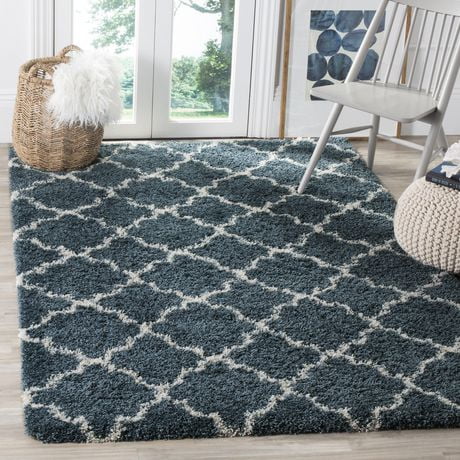 Click here for Safavieh Hudson Jaye Geometric Shag Area Rug  Slat... prices