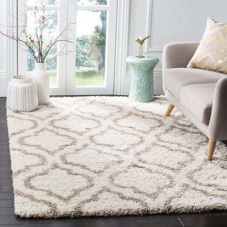 Click here for Safavieh Hudson Louise Geometric Shag Area Rug Ivo... prices