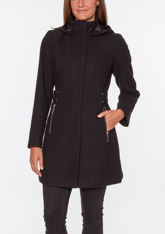 Details Zip Front Hooded Jacket - Walmart.ca