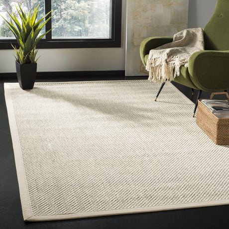 Click here for Safavieh Natural Fiber Clarissa Solid Area Rug Bla... prices
