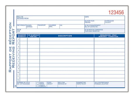 Receiving Record Book 3-Part - Walmart.ca