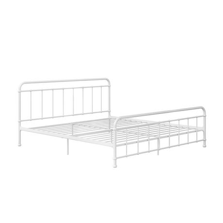 Click here for Dhp Brooklyn Iron King Bed White King prices