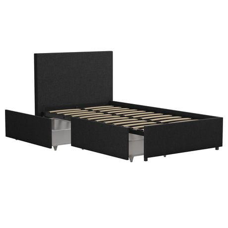 Click here for Dhp Novogratz Kelly Upholstered Bed With Storage D... prices