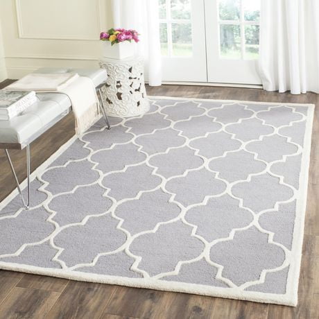 Click here for Safavieh Cambridge Kevin Geometric Area Rug Silver... prices
