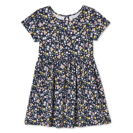 Click here for George Toddler Girls Ruffle Waistband Dress Navy 2... prices
