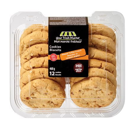 Your Fresh Market Almond Toffee Crunch Cookies | Walmart Canada