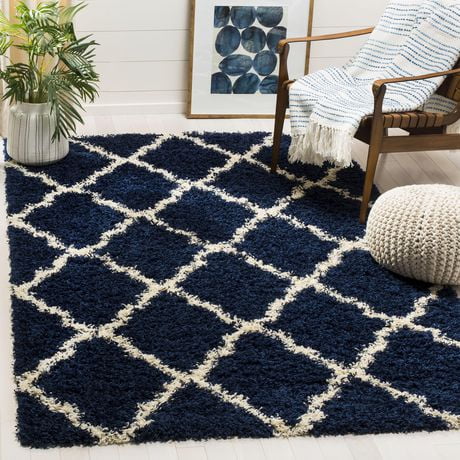Click here for Safavieh Dallas Logan Geometric Shag Area Rug  Nav... prices