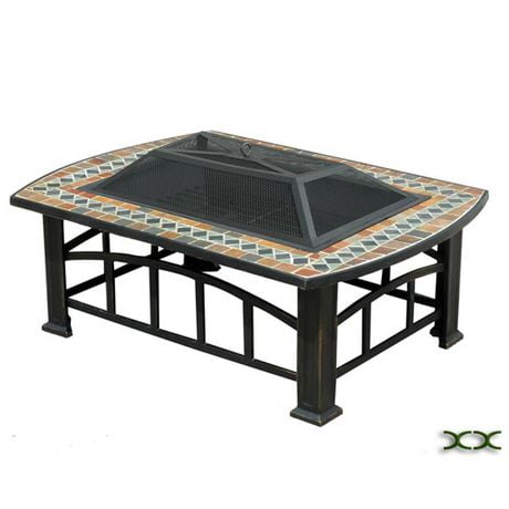 Rectangular Slate Top Fire Pit | Walmart Canada