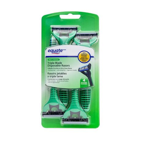 Equate Triple Blade Disposable Razors | Walmart Canada