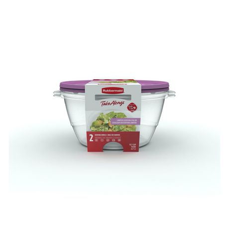 Rubbermaid TakeAlongs 3.7-Litre (15.7-Cup) Round Food Storage ...