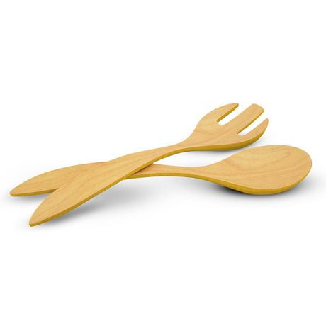 Click here for Mesa Ceramics Bamboo Maple Salad Servers  Set Of 2... prices