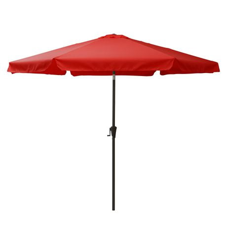 Click here for Corliving 10 Ft Tilting Patio Umbrella Crimson Red prices