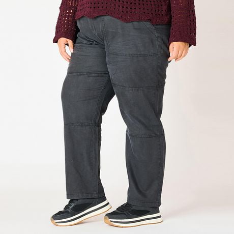 Devoted Women’s Plus size High waisted cargo pant with deep pockets ...