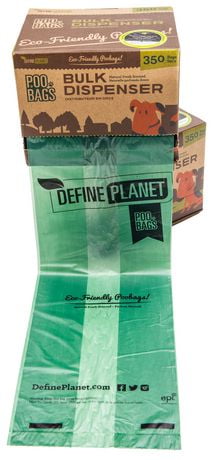 Define Planet™ Bulk Dispenser Poop Bags, 350 Count Citrus Scented Dog ...