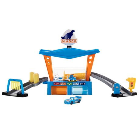 Click here for Disney Pixar Cars Color Change Dinoco Car Wash Pla... prices