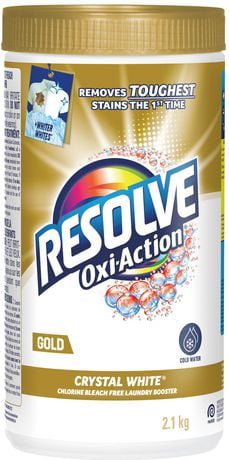RESOLVE In Wash Powder - GOLD Oxi-Action Crystal White®, 2.1kg - Walmart.ca