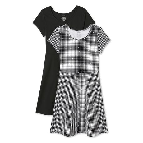 Click here for George Girls Skater Dress 2-Pack White S prices