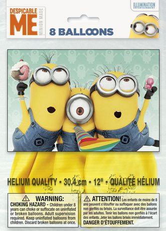8 Minions Bright Balloons | Walmart Canada