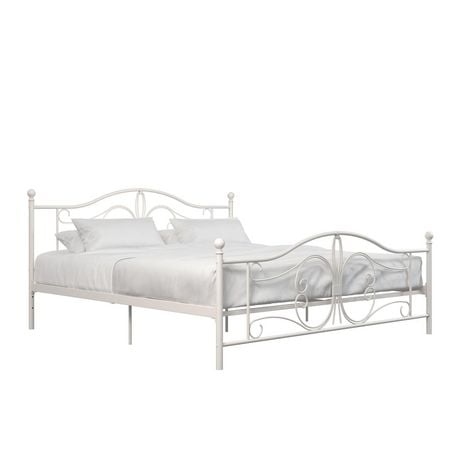 Click here for Dhp Bombay Metal Bed White King prices