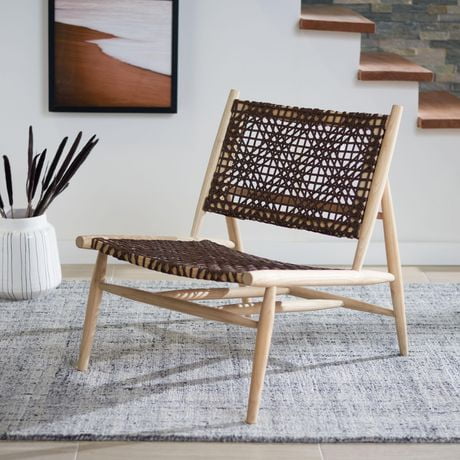 Click here for Safavieh Bandelier Leather Accent Chair Natural /... prices