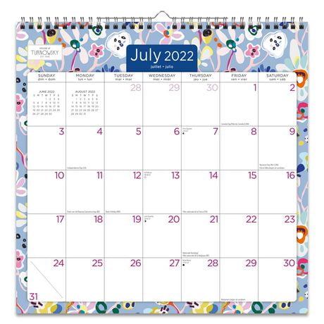 House of Turnowsky | 2023 12x12 Inch 18 Months Square WireO Calendar ...