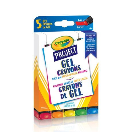 Crayola Project Gel Crayons, 5 Count, Project gel crayons - Walmart.ca