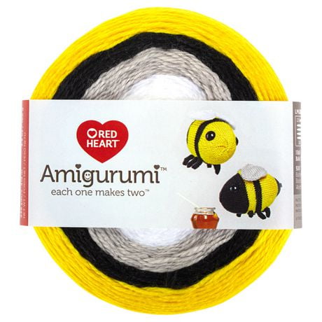 Click here for Red Heart Amigurumi Yarn (100 G/3.5 Oz) Bumble Bee prices
