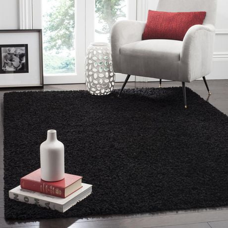 Click here for Safavieh Athens Solid Plush Shag Area Rug Black 51... prices