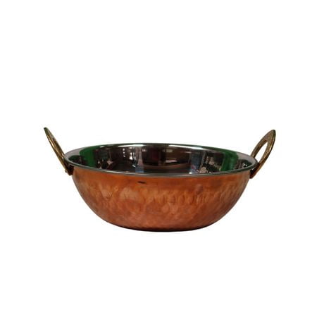 Verka Hammered Copper Karahi, Hammered Copper Karahi - Walmart.ca